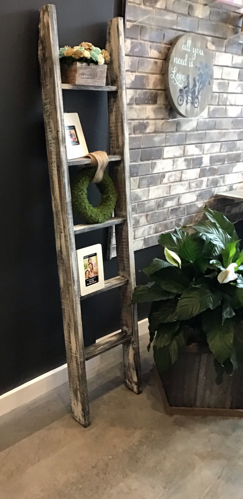 Decorative Ladder – hammer and stain at the jersey shore gretchen's studio